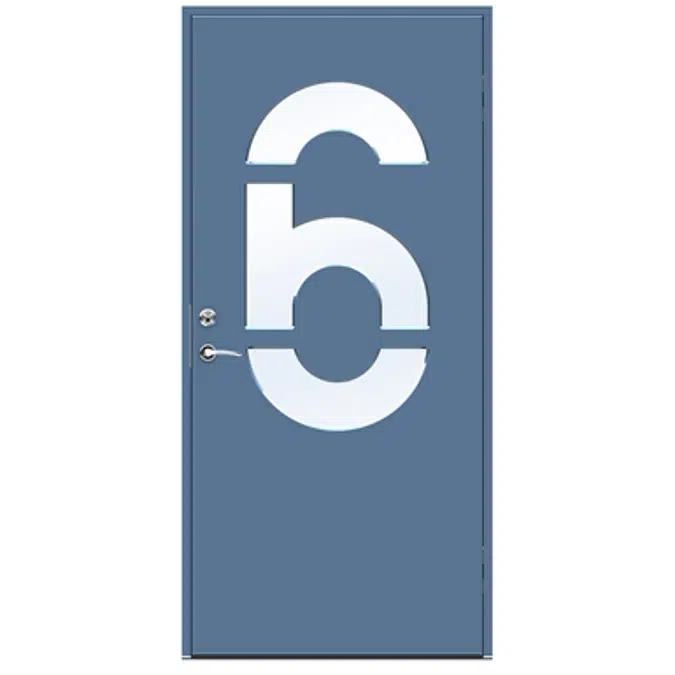 BIM objects - Free download! Exterior Door Character Identity Nr 6 ...