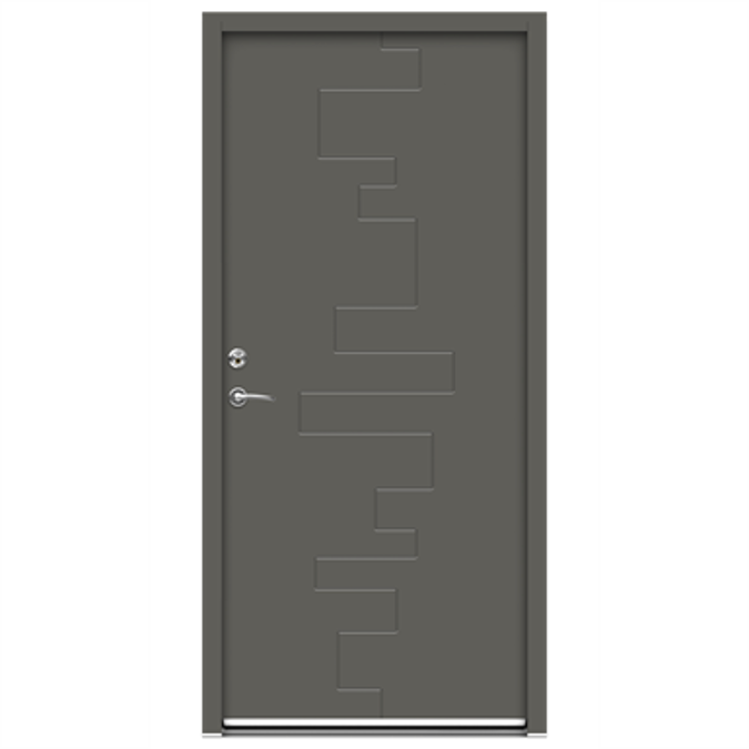 BIM objects - Free download! Exterior Door Character Pictor (Inswing ...