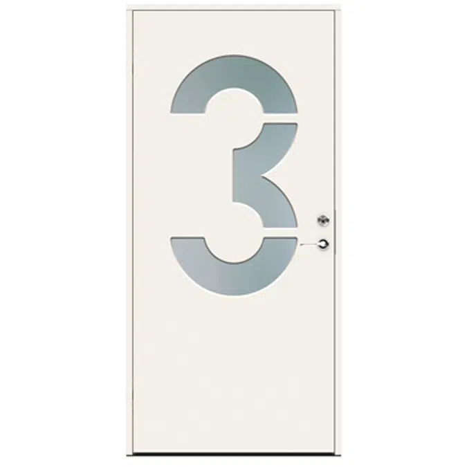 BIM objects - Free download! Exterior Door Character Identity Nr 3 ...