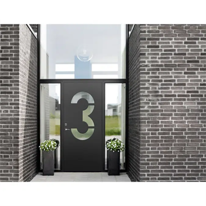 BIM objects - Free download! Exterior Door Character Identity Nr 3 ...
