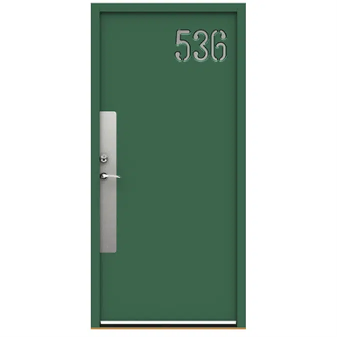 BIM objects - Free download! Exterior Door Character Cifro (Inswing ...