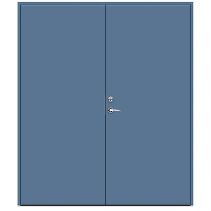 BIM objects - Free download! Exterior Door Character Canvas Double ...