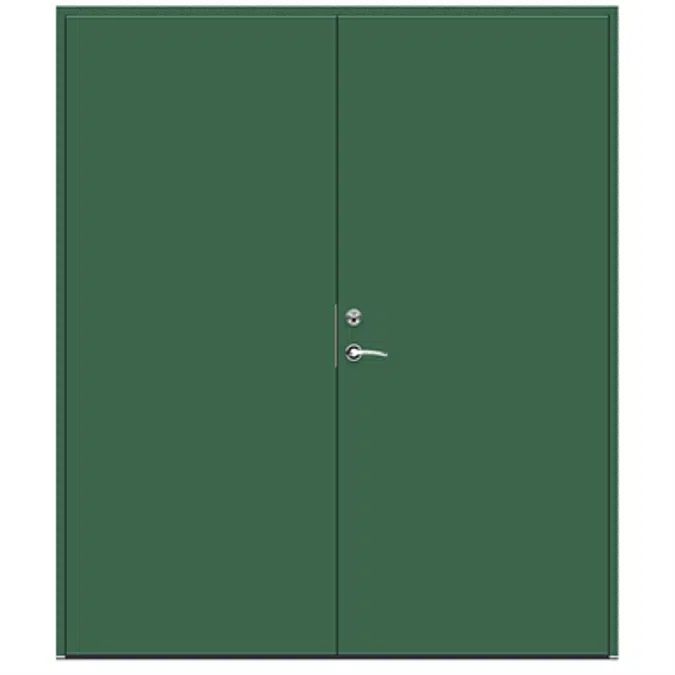 Objetos BIM - ¡Descarga gratis! Exterior Door Character Canvas Double ...