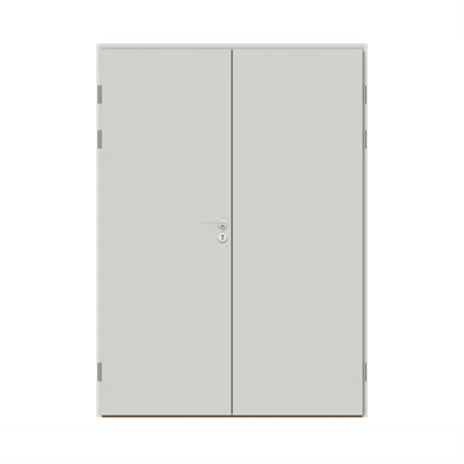 BIM objects - Free download! Interior Door HP S7 Double Equal | BIMobject