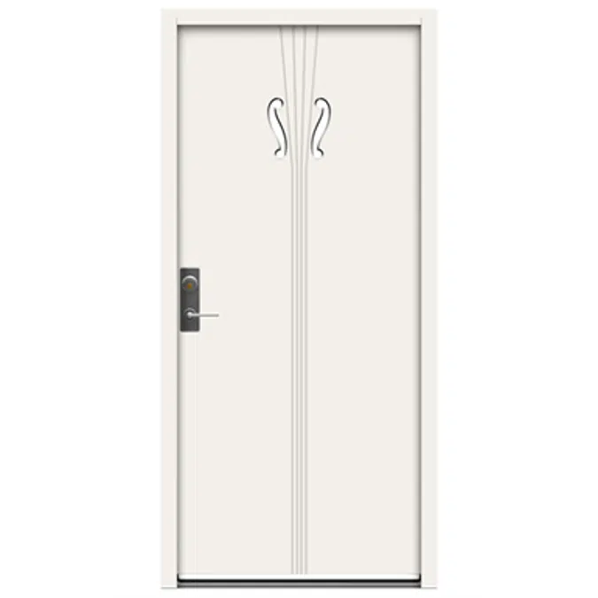 BIM objects - Free download! Exterior Door Character Tone RC3 Burglary ...