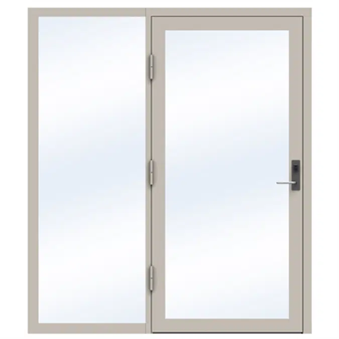 BIM objects - Free download! Steel Door SD4220 P50 Single with ...