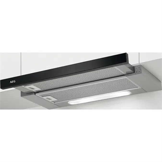 BIM objects - Free download! AEG Pull-out Hood Line-up 60 Black | BIMobject