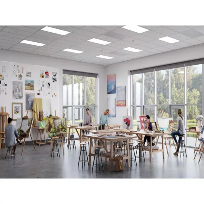 Objetos BIM - ¡Descarga gratis! Metalux CGSB Service from Below Panel | BIMobject