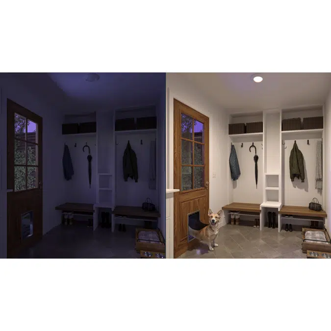 BIM objects - Free download! Halo HLCE MS Surface Mount LED Disk Lights ...