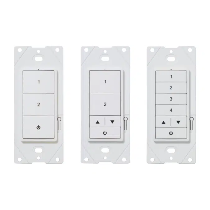 BIM objects - Free download! WaveLinx Lite Battery Powered Wallstation ...