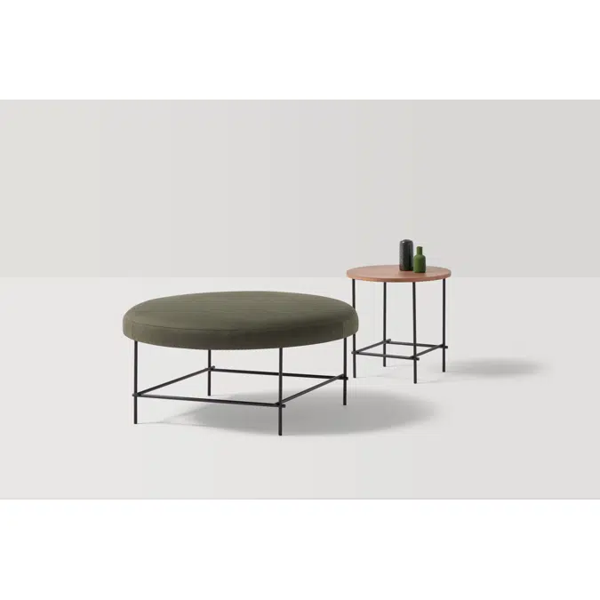 BIM objects - Free download! NUC0110 - Side table Ø50cm with height ...