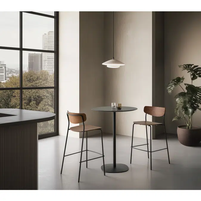 BIM objects - Free download! FLO0430 - Table base 48x48cm with height 103cm (top not included ...