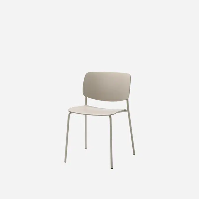 BIM objects - Free download! ARY0010 - Chair with 4 leg frame | BIMobject