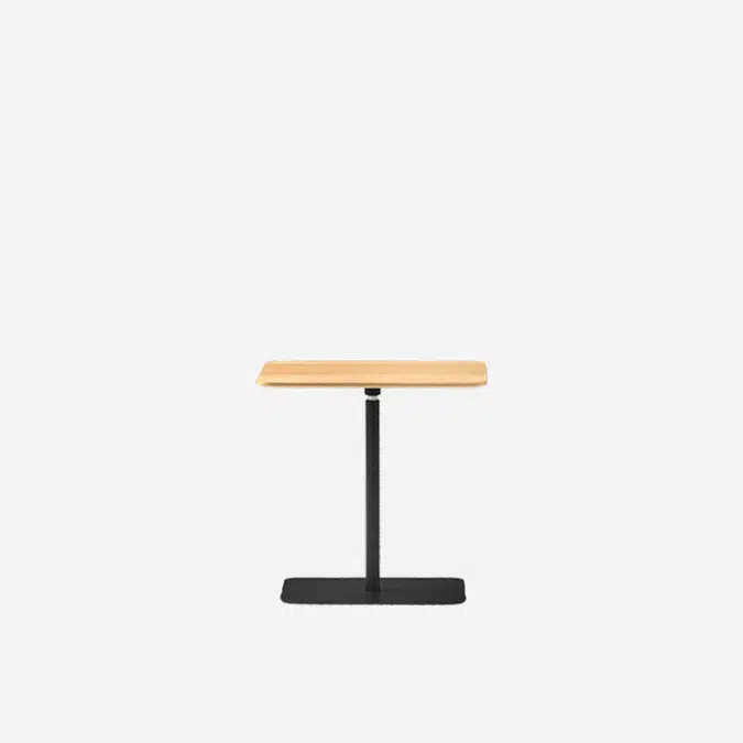 BIM objects - Free download! NUM0010 - Side table with adjustable height (rectangular) | BIMobject