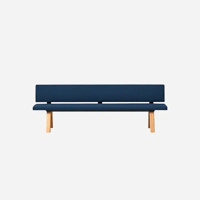 BIM objects - Free download! PL70224 - Upholstered seat with backrest ...