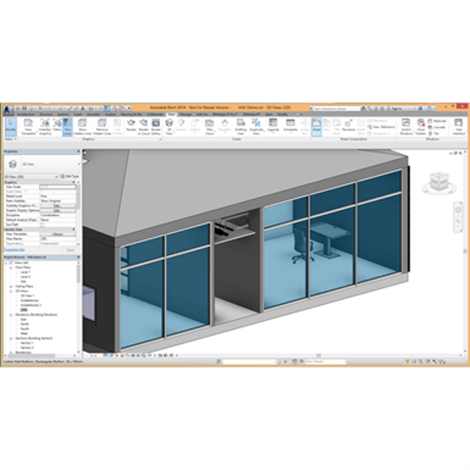 BIM objects - Free download! Saint-Gobain Glass BIM Parede Cortina ...