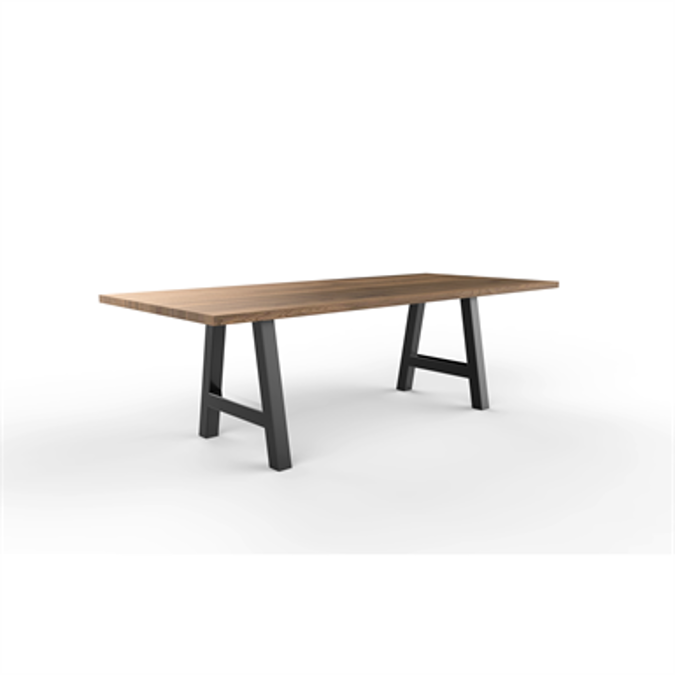 BIM objects - Free download! Briggs Table - Solid Wood | BIMobject