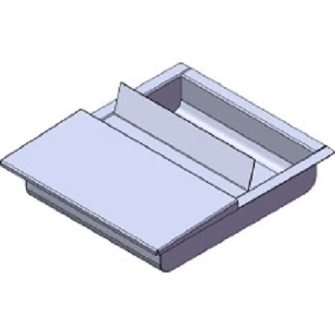 BIM objects - Free download! ARMORTEX® Deal Tray Flip Lid RMDT 1416 ...