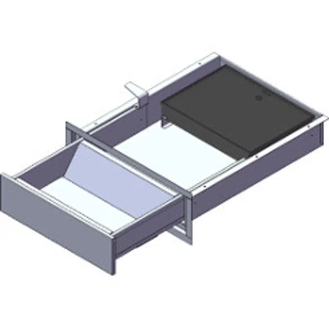 BIM objects - Free download! ARMORTEX® SS4D 7" High Transaction Drawers ...