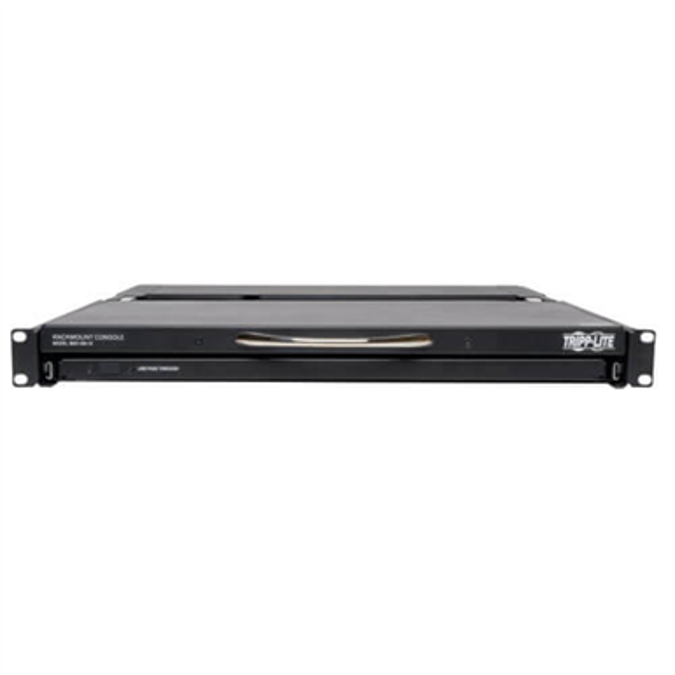 BIM objects - Free download! 1U Rack-Mount KVM Console with 19-in. LCD ...