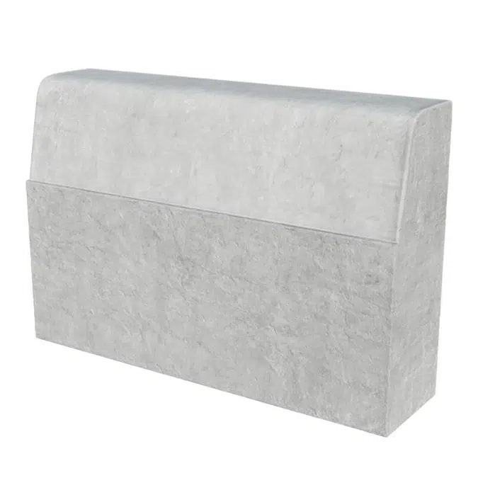BIM objects - Free download! Concrete Barrier Curb | BIMobject