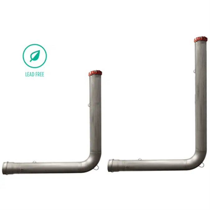 BIM objects - Free download! WBR (WBR-6X8.5) In Building Riser, 4" - 10 ...