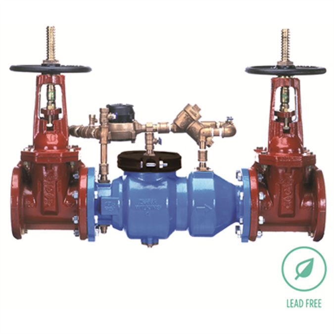 BIM objects - Free download! 350DA Double Check Detector Backflow ...