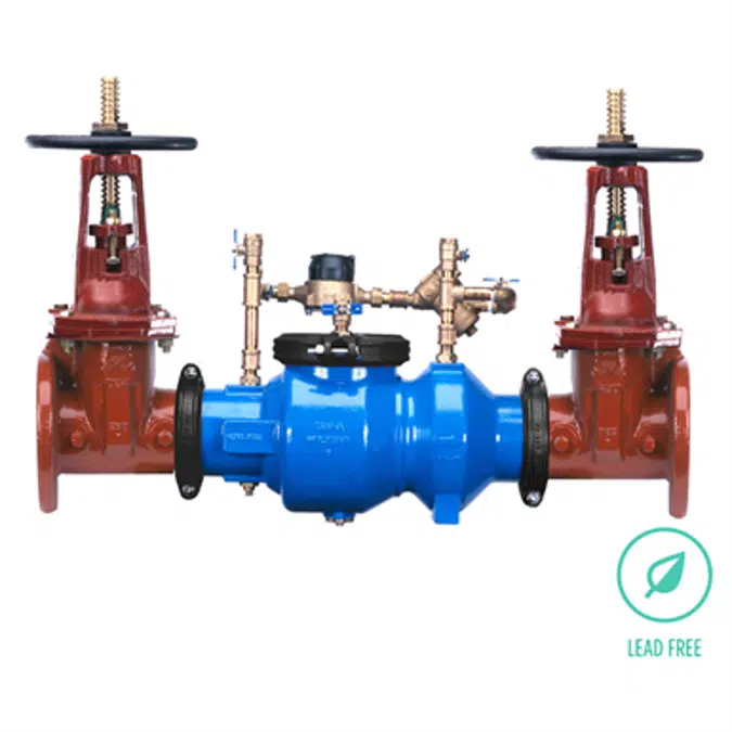 BIM objects - Free download! 350ADA Double Check Detector Backflow ...