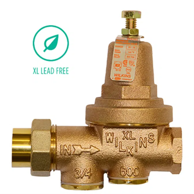 BIM objects - Free download! 600XL Water Pressure Reducing Valve with ...