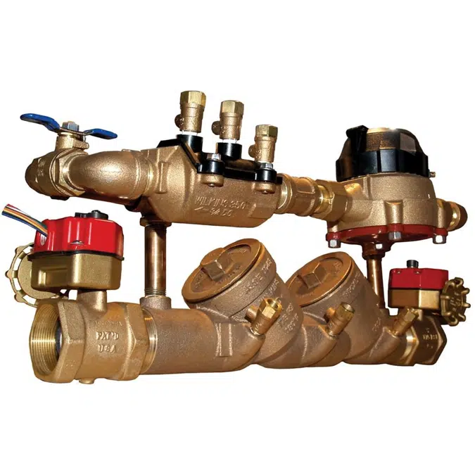 BIM objects - Free download! Wilkins 950XLTDABF Double Check Detector Assembly, 2" | BIMobject