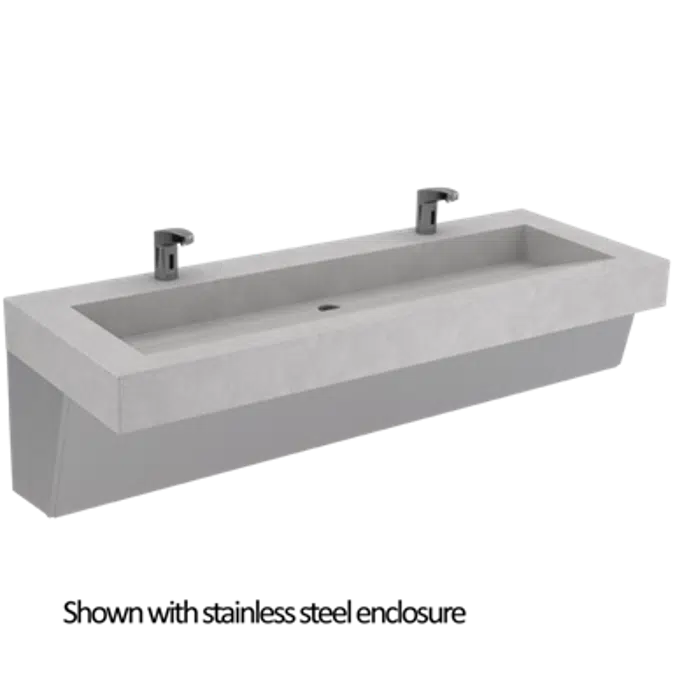 BIM object - ดาวน์โหลดฟรี! ELGR-82000 - SloanStone® 2-Station Wall ...
