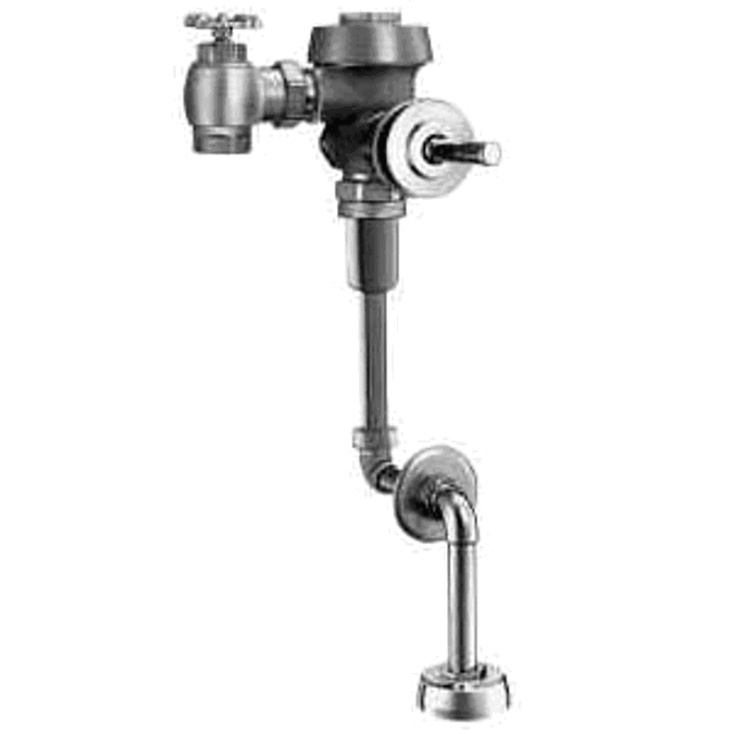 BIM objects - Free download! Royal 197 - Flushometer - Concealed Rough ...