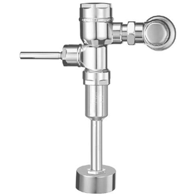 BIM objects - Free download! Crown II 186 Piston Manual Flushometer ...