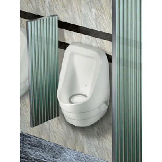 BIM objects - Free download! WES 4000 Waterfree Urinal | BIMobject