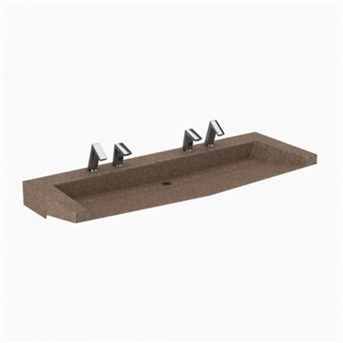 BIM objects - Free download! ELA-82000 - SloanStone® 2-Station Wall ...