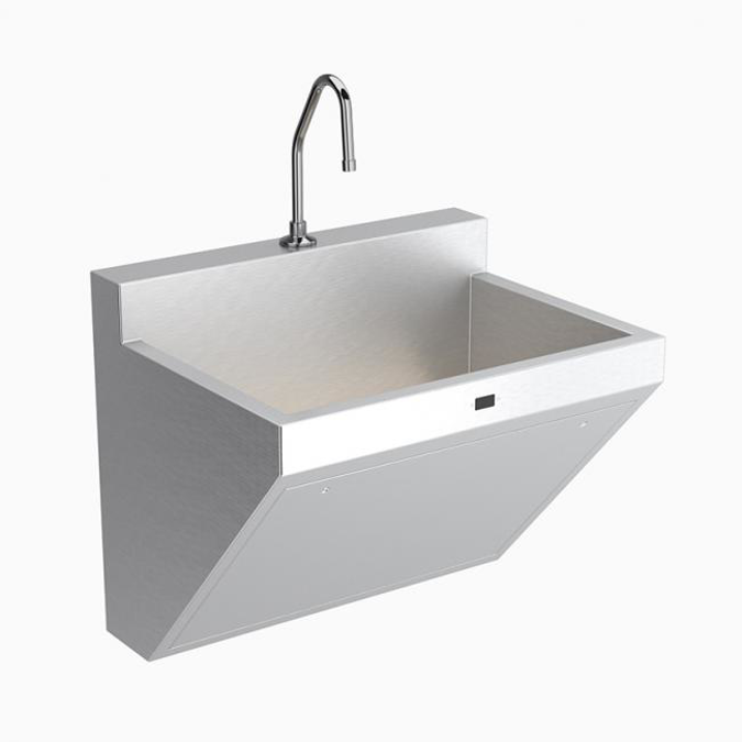 BIM object - ดาวน์โหลดฟรี! Stainless Steel ESS 2100 1-Station Wall ...