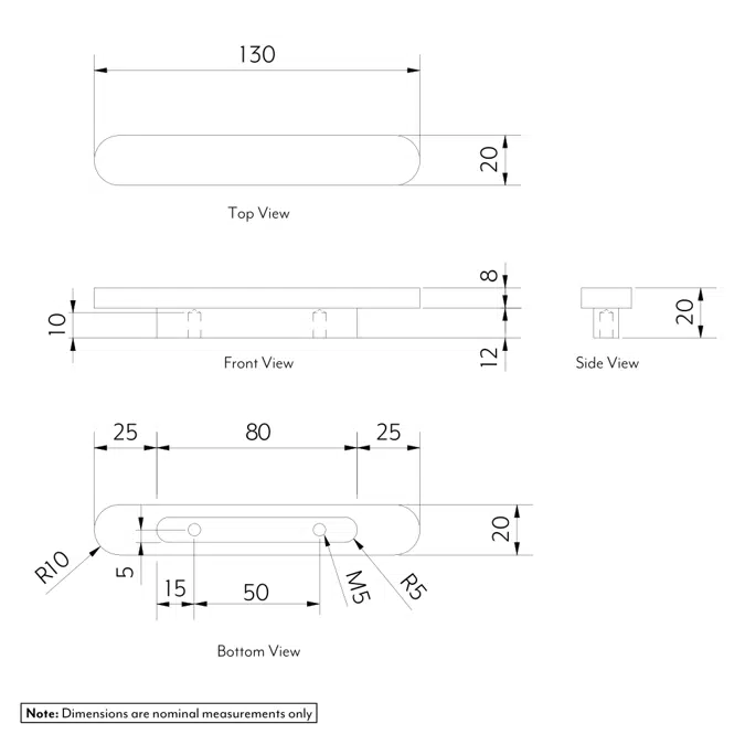 BIM objects - Free download! Hegman Classic Pull 130mm | BIMobject