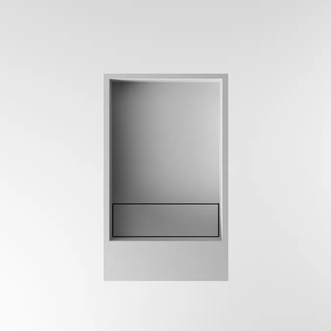 BIM objects - Free download! Cyrus Wall-Mounted Basin 500mm x 300mm ...