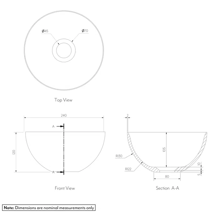 Objetos BIM - ¡Descarga gratis! Bajo Mini Basin | BIMobject