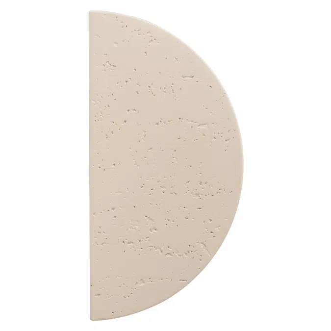BIM objects - Free download! Atelis Concrete Half Moon Entry Door Pull ...
