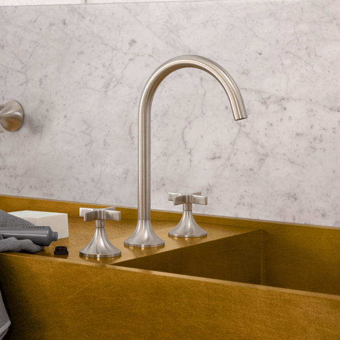 BIM objects - Free download! 20713809 VAIA Three-hole basin mixer with ...