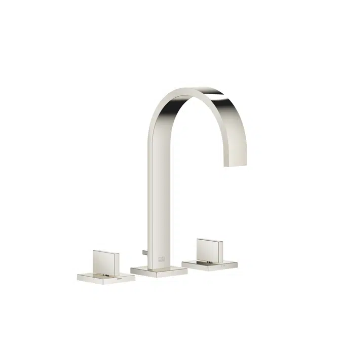 BIM objects - Free download! 20713782 MEM Three-hole basin mixer with ...