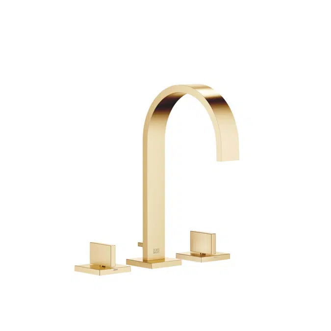 BIM objects - Free download! 20713782 MEM Three-hole basin mixer with ...