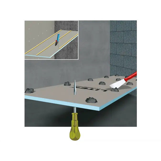 BIM objects - Free download! Litex Membrane System on Concrete ...