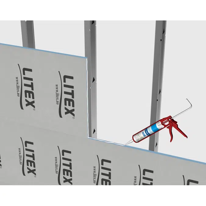 BIM objects - Free download! Litex Membrane System on Steel studs ...