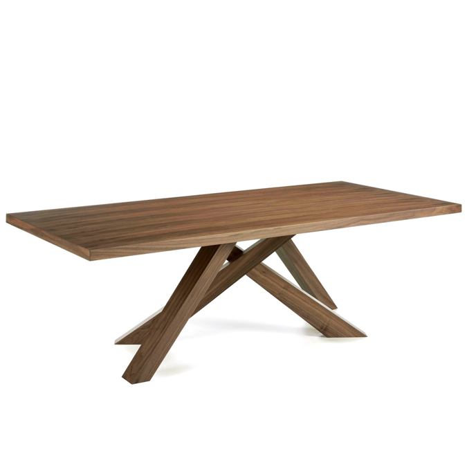 Objetos Bim - Download gratuito Rectangular solid wood dining table ...