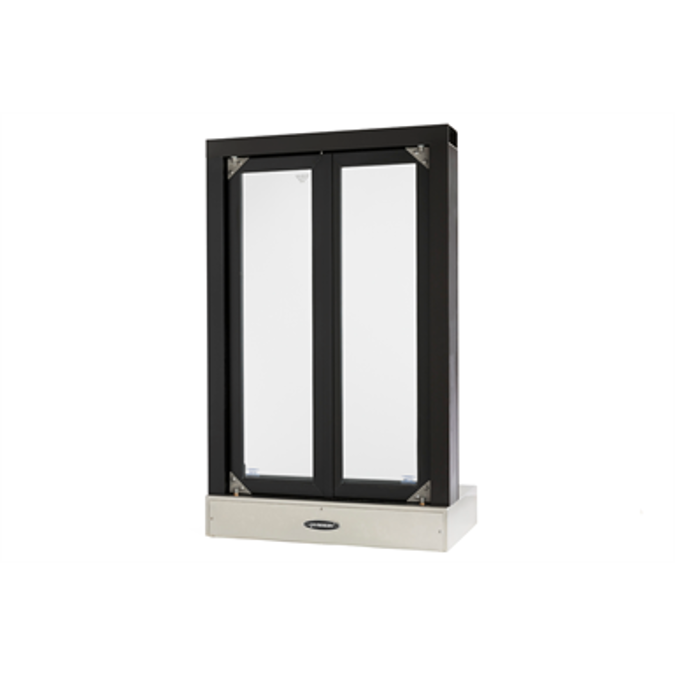BIM objects - Free download! FM-1 Bi-Fold Transaction Window | BIMobject
