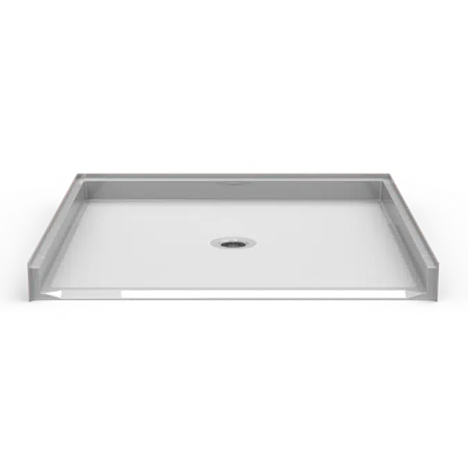 BIM objects - Free download! Barrier Free 60″ x 60″ Corner Shower Pan ...