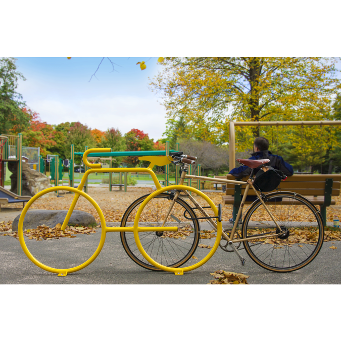 BIM objects - Free download! Bike Bike Rack | BIMobject