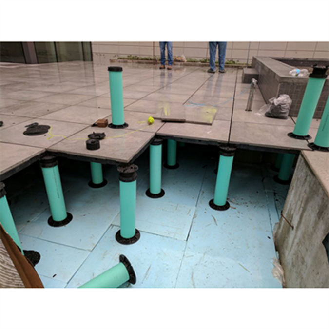BIM objects - Free download! Hex-Tray™ Wind-Uplift System | BIMobject